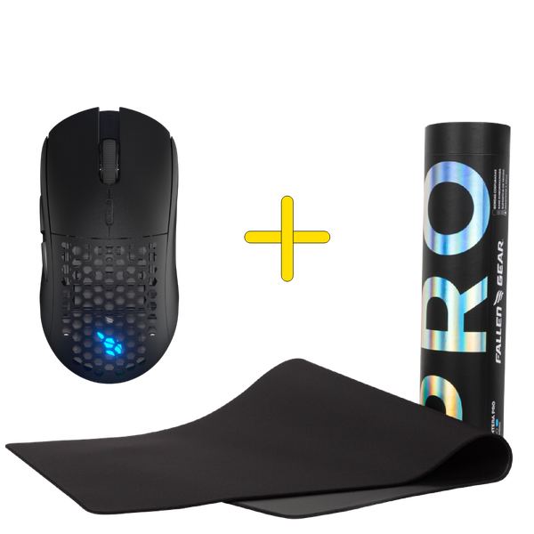 KIT MOUSE PANTERA PRO WIRELESS + MOUSEPAD PRO PANTERA ESTENDIDO